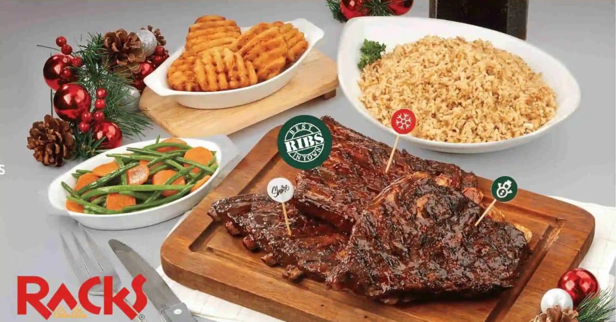 Racks Restaurant Menu - Full List of Dishes In 2025!