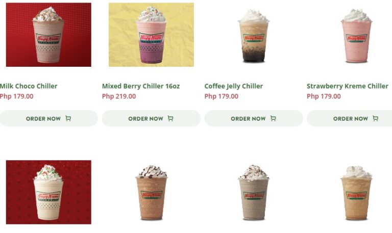 Krispy Kreme Philippines Menu – Doughnuts & Drinks You’ll Love!